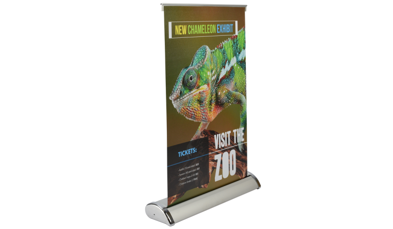 Table Top Retractable Banner Stand | Mini Roll Up Banner Stand Display