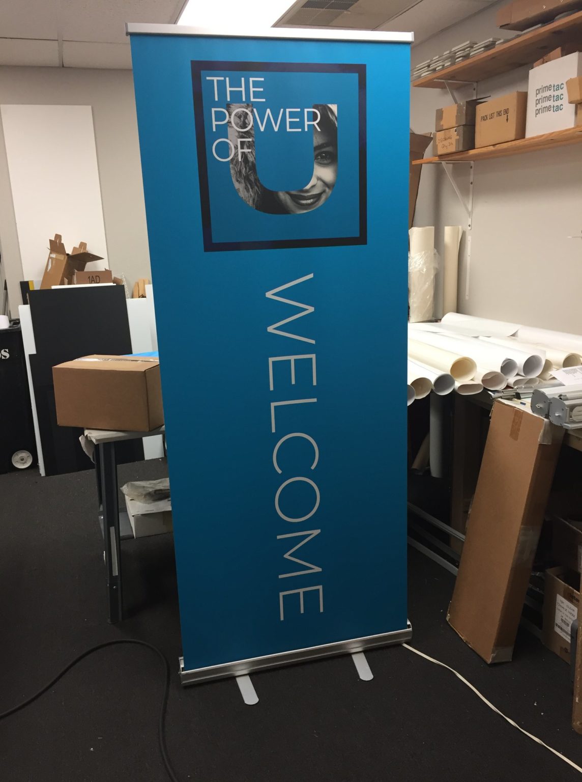 Custom Retractable Banner Stand | Trade Show Banners | Roll Up Banners