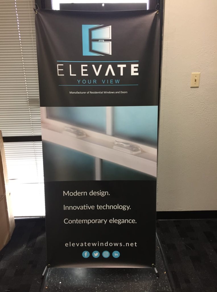 X Frame Banner Stand for Trade Show Displays | Freestanding Banner Stand